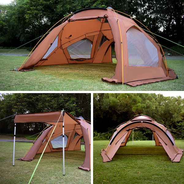 Quality Double Layer Breathable 190T Polyester Pop Up Camping Tent for sale