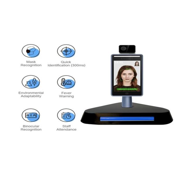 Quality WiFi Non Contact Face Thermal Scanner / Face Recognition Temperature Measurement for sale