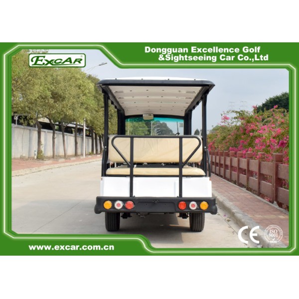 Quality EXCAR G1S14 Electric Passenger Car 48V Trojan Battery Powered Electriic Sightseeing Bus for sale