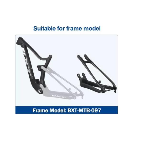 Quality Shockingproof Carbon Full Suspension Frame Mountain Bike Rear Fork for sale
