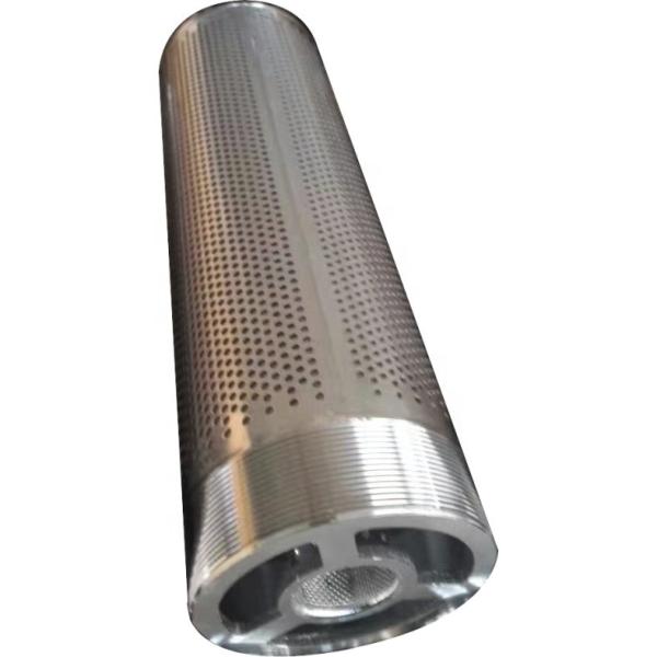 Quality 304 Double Barrel Structure Water Filter Basket Sintered Wire Mesh Filter for sale