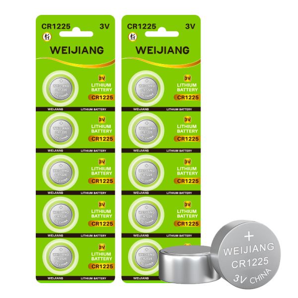 Quality Electronic Scale 3V CR1225 Battery 48mah 1225 Coin Cell Battery for sale