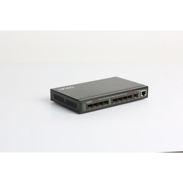 Quality HiOSO DC12V Fiber Switch Router , Switch With Fiber Optic Ports for sale