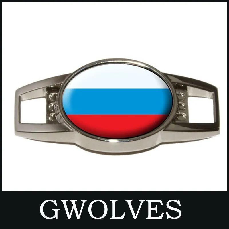 Custom Metal Zinc Alloy NFL Shoelace Charm Tags for Bracelet