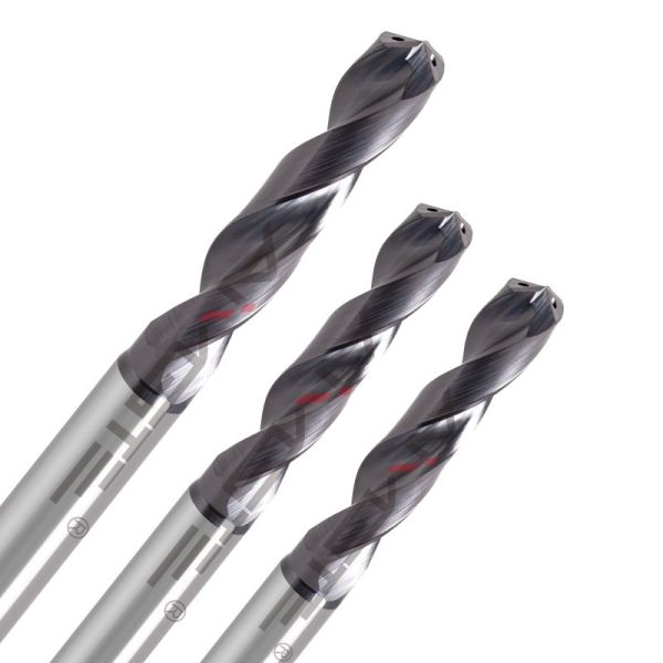 Quality 3D Through Coolant Drill AlTiN Coated Carbide Coolant Thru Drills Customized for sale