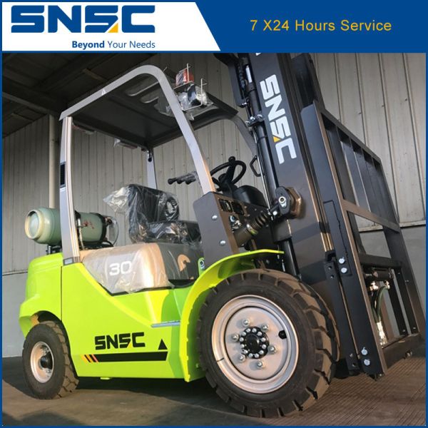 Quality 3000kg Nissan Engine Diesel Forklift SNSC Lpg Gas Diesel Lift Truck for sale
