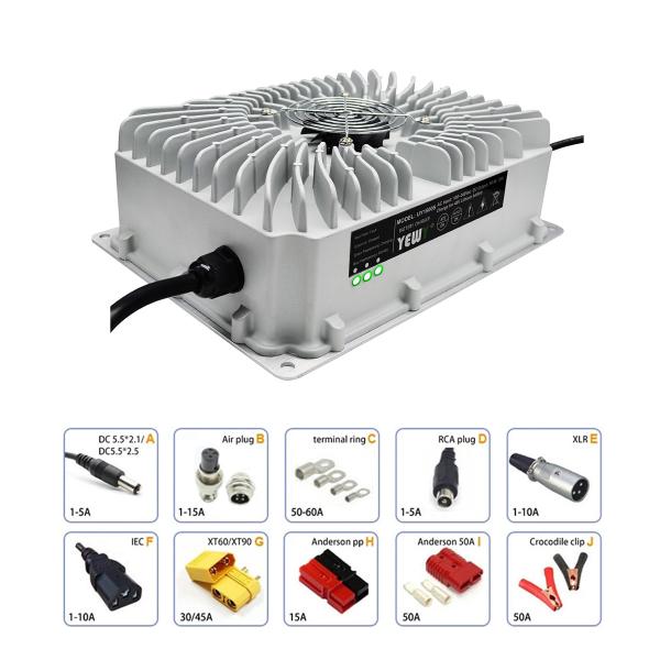 Quality 30A 36V LiFePO4 Battery Pack Charger Car Machine Waterproof Ip65 for sale