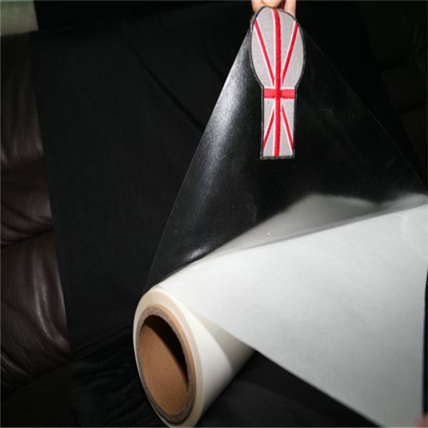 Quality Logos Embroidery Patch Backing Glue 97cm 100cm Gloss Surface for sale