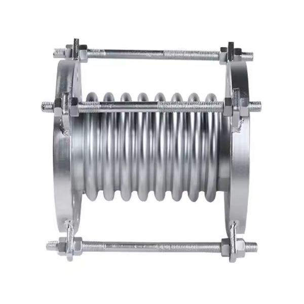 Quality Corrugated Axial Compensator Flexible Axial Metal Expansion Joint SS304/316 Flange End Chemical Industry Pipe for sale