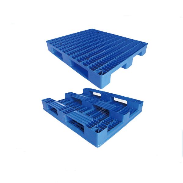 Quality 3 Skids HDPE Pallets Open Deck Plastic Pallet 45*35cm 100*50cm for sale