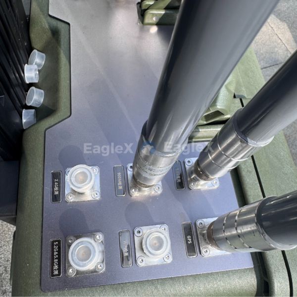 Quality 98% Drone Jammer Coverage 5.8 GHz 2KM FPV Jammer System with Up to 3 km for sale