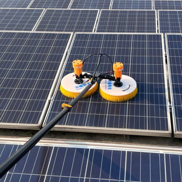 Quality Nylon Bristle Double-Head Rotating Brush for Solar Cleaning Customized Request for sale