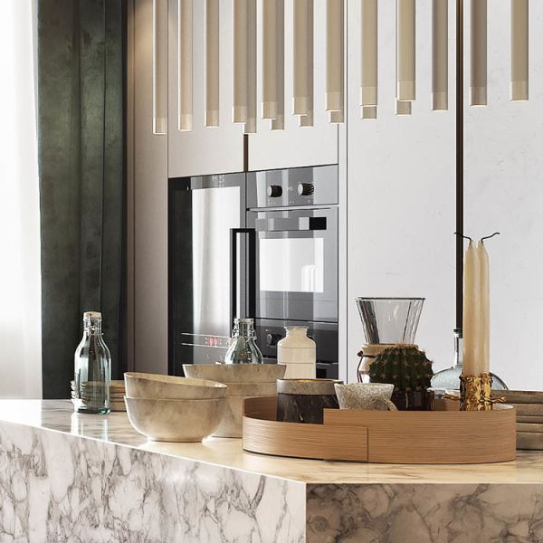 Quality MDF Wood Pantry Lacquer Modular Kitchen Cabinets Luxury for sale