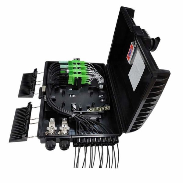 Quality 16 Core ODN Fiber Optic Distribution Terminal Box for FTTH and Sturdy PC ABS Material for sale