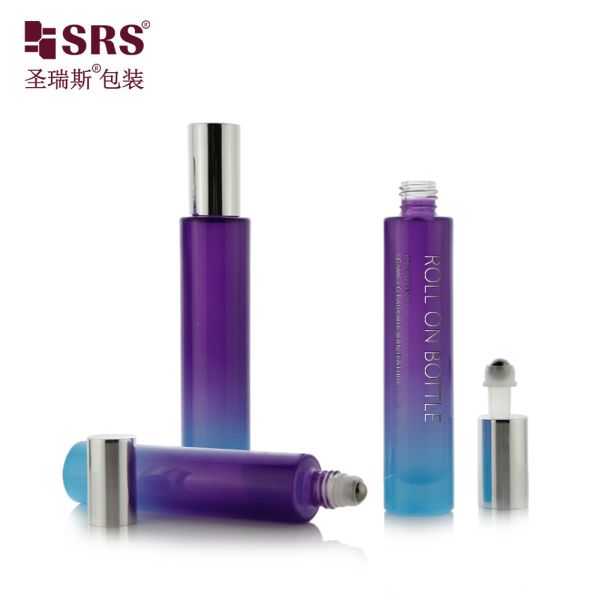 Quality GB1-15ml Customized Essential Oil Roller Bottle With Black Cap for sale