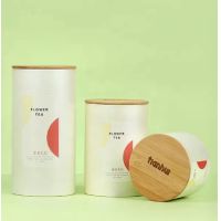 Quality Tube Cylinder Paperboard Cardboard Tea Boxes 99x85mm 99x150mm for sale