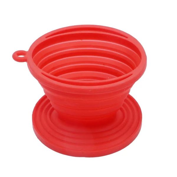 Quality Eco-Friendly Fold Reusable Pour Over Dripper Silicone Folding Coffee Filter for sale