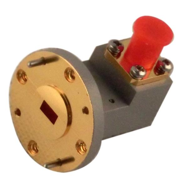 Quality Copper 65GHz 1.85mm WR15 Coaxial Cable Adapter Right Angle for sale