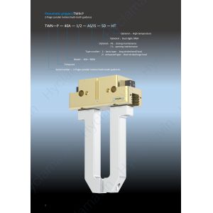 Quality Custom Sensor Interfaces in 2 Jaw Pneumatic Parallel Multi-Tooth Gripper TWN/TWN for sale