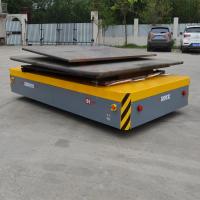 Quality DC Motor Battery Transfer Trolley 5 Tons Heavy Load Stepless Speed Adjusting for sale