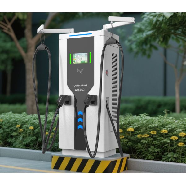 Quality Smart 120kW DC Charging Pile | For Commercial E-Vans | Touch Control & Cable Winder System for sale
