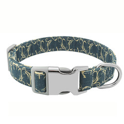 Quality Odm Oem Personalized Dog Collars And Leashes With Name Plate for sale