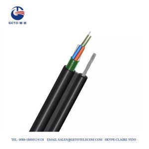 Quality GYTC8S 12 strand Overhead fiber optic cable for sale