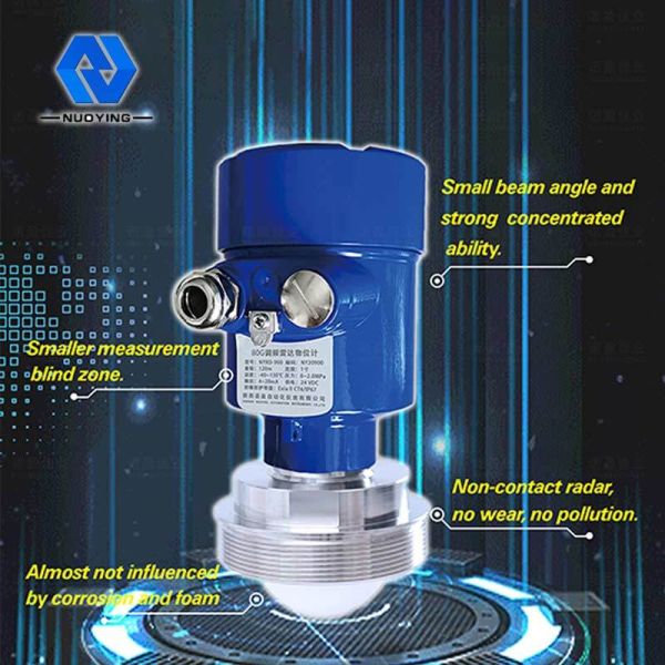 Quality NYRD900 PTFE Antenna 80G Radar Level Meter Measuring Range 0.08 - 150m for sale