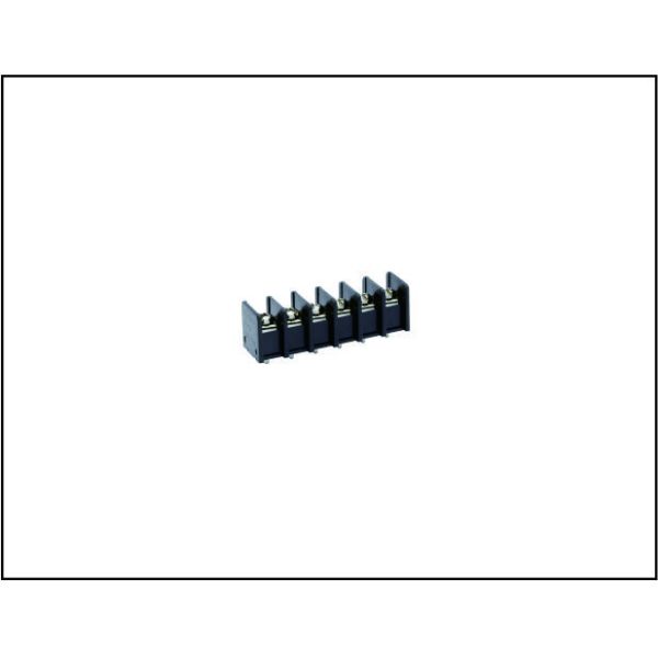 Quality 300V 25A Power Terminal Blocks  M4 9.525mm Pitch PBT / UL94-V0 / PA66 Brass for sale