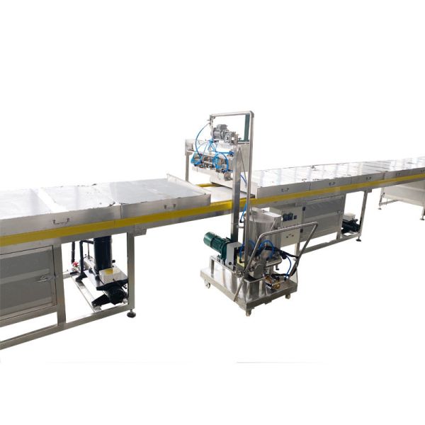 Quality Zigzag Chocolate Decorator Machine Chocolate Enrober Machine Automatic for sale