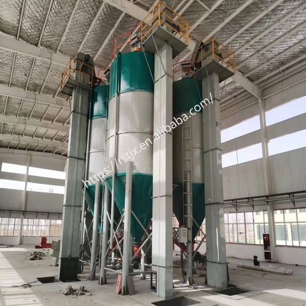 Quality Automatic Control Stable Output Dry Mortar Production Line Continuous Type for sale