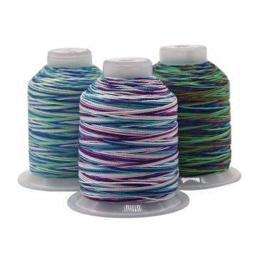 Quality High Temperature Resistant 100G Weight 15ply Rainbow Weaving Crafts Polyester for sale
