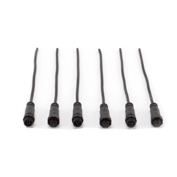 Quality Screw Type Waterproof Plug Connector M12 IP65 Male Female Gender for sale