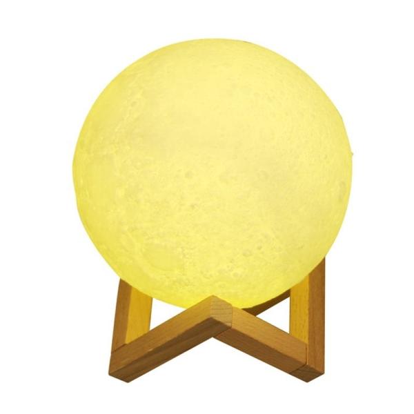 Quality Dimmable Touch Control Remote PLA 3D Printing Moon Lamp with 10000 Hours for sale