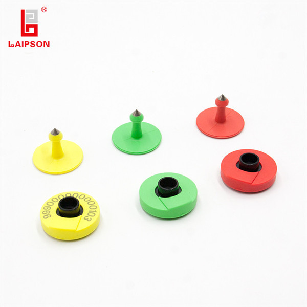 Quality 134.2KHz HDX LF RFID Animal Ear Tag Temperature Resistance For Cow Goat for sale