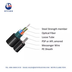 Quality GYTC8S 12 Core Single Mode Fiber Optic Cable for sale