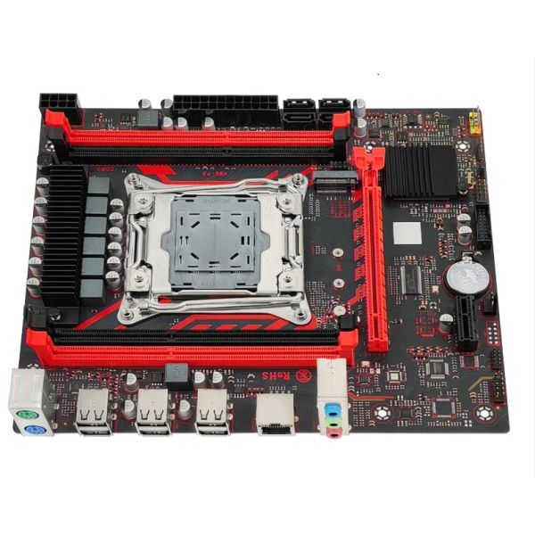 Quality 128GB Xeon E5 LGA2011-3 Motherboard H55 Chipset Four Channel DDR3 ATX M.2 X99 for sale