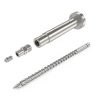 china Single Rubber Bimetallic Screw Barrel 2.0-3.0mm For Rubber Extrusion Machine