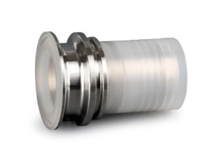 Quality Equal Shape 12.7mm PTFE Lined Pipe Fittings 1/2 Inch Tri Clamp for sale