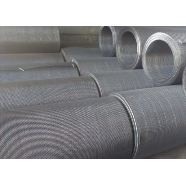 Quality 65mn Steel Crimped Wire Mesh Square Hole Length Customized For Sieving for sale