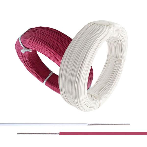 Quality 20AWG Silver Plated Copper High Temperature Resistance PFA Insulated Wire for sale