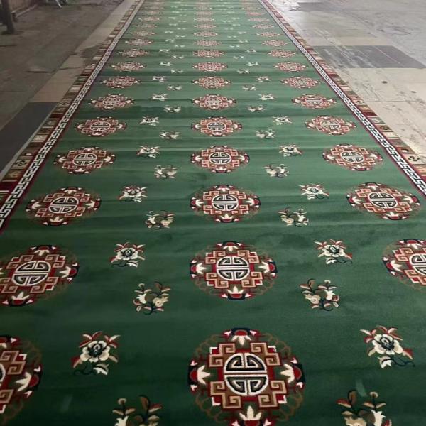 Quality Find Your Ideal Soft Mosque Wall to Wall Rug Customized Color and Medium Pile for sale