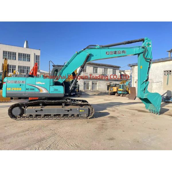 Quality Used Excavator Kobelco SK200-6E with ISUZU Engine Almost 2021 Year Manufacture for sale