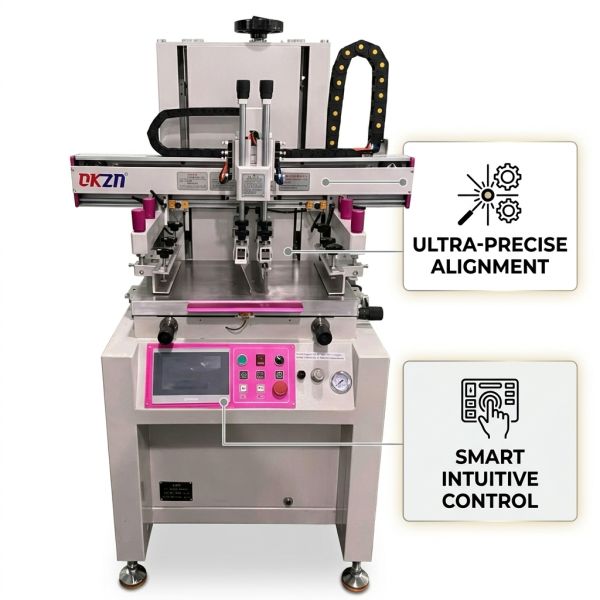Quality Semi-automatic flatbed ink screen printing machine | 4060/5070, multiple for sale