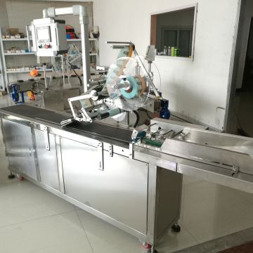 Quality YM210D Automatic Label Applicator for Mylar Pouch Plastic Bag With Date Code for sale