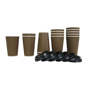 Quality Water Based Triple Wall Paper Cup Innovative Solution DIN Certified 16 Oz for sale