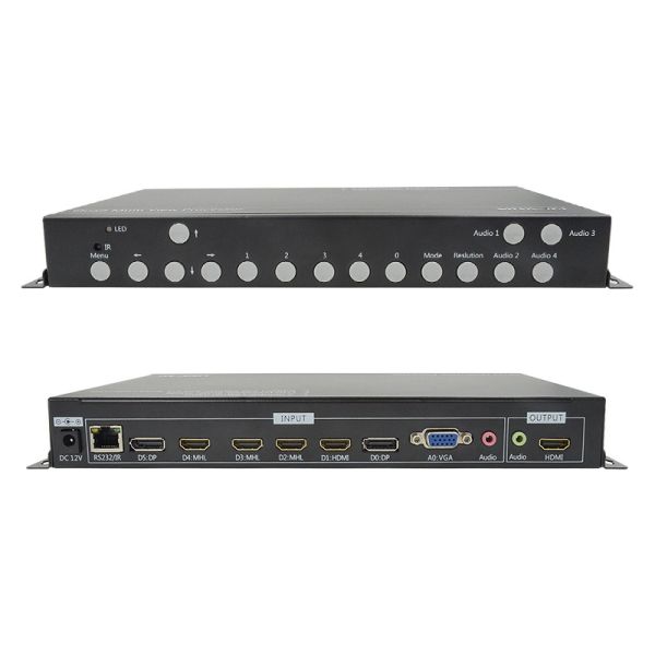 Quality PIP POP HDMI Multi Viewer 4k 4x1 With IR Remote RS232 Control Center Control for sale