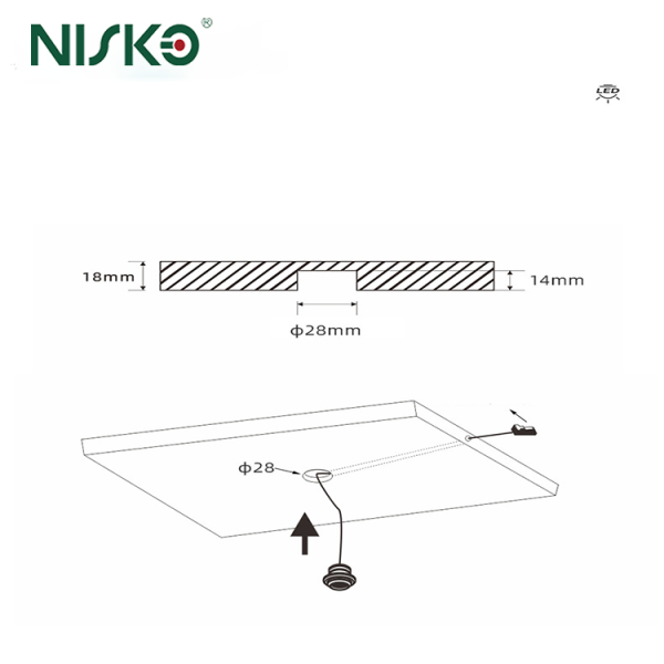 Quality Manual Scan Switch Touch Sensing Motion LED Closet Light Adjustable Angle for sale