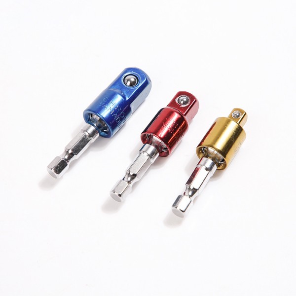 Quality Hand and Electric Tools 1/4'' 54MM CRV Material Colorful Universal Socket for sale