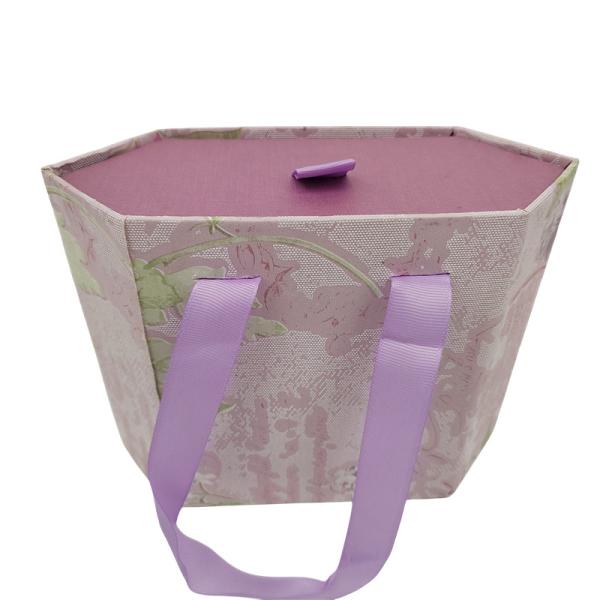 Quality Cardboard Texture Waterproof Paper Box Pink Printed Rigid Paper Boxes for sale